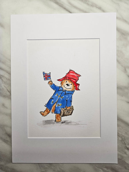 Paddington original illustration – Sunnyjolly Designs